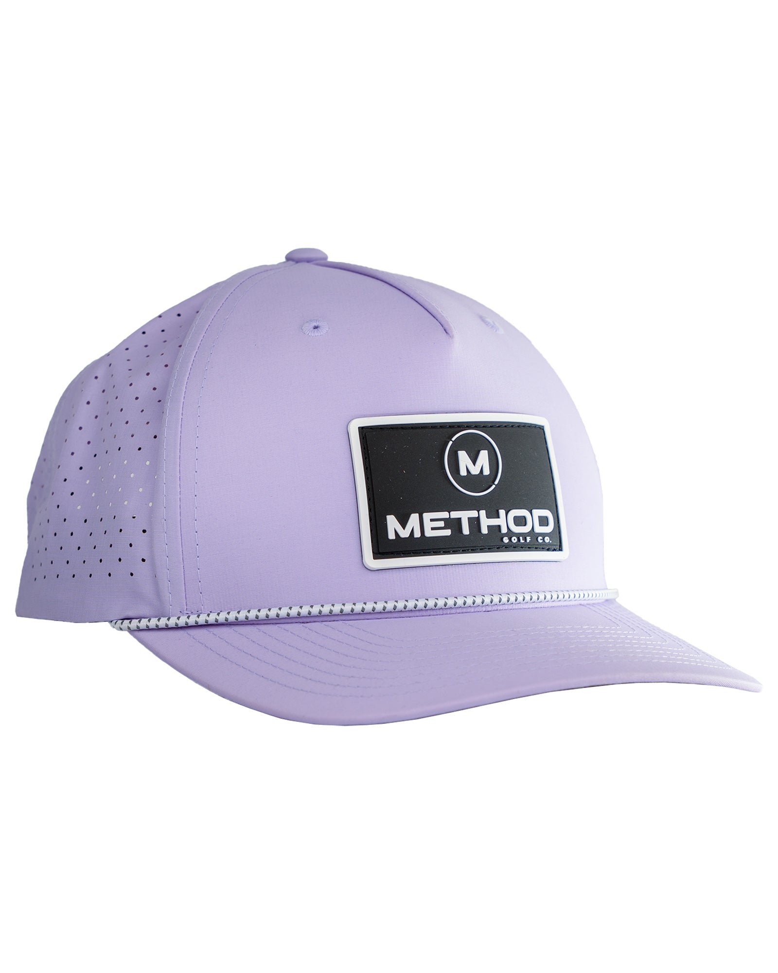 Method Golf Hat - Lilac - Black Patch – Method Golf Co