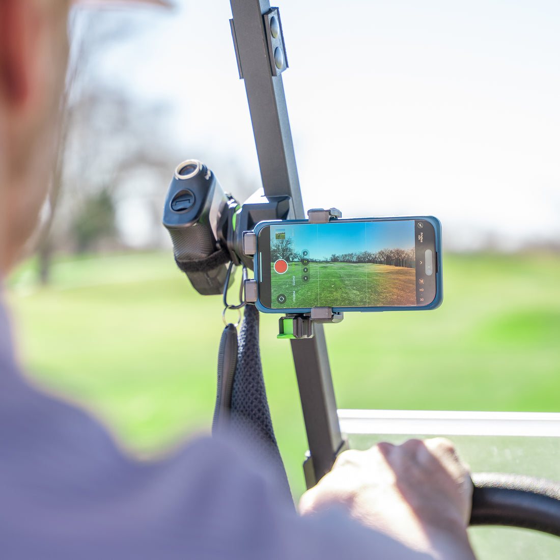 RiderStack Premium Phone Holder - For Golf Carts – Method Golf Co